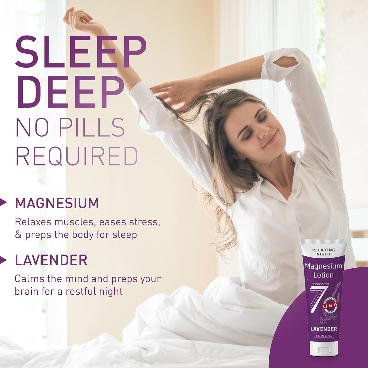 calming lavender lotion with magnesium benefits