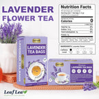 calming lavender tea for bedtime