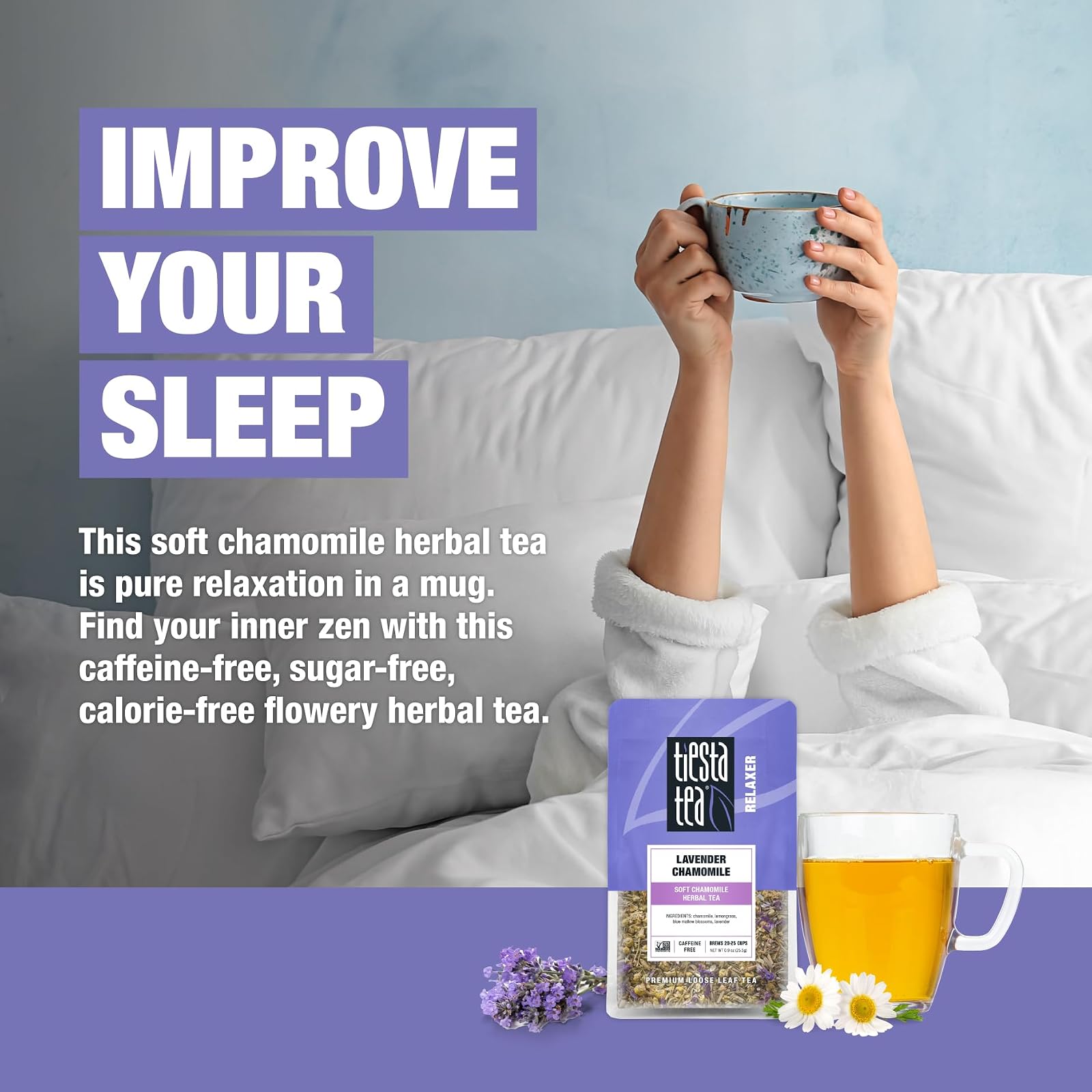 calming lavender tea for sleep
