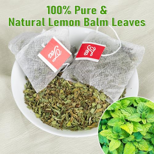 calming lemon balm tea bags