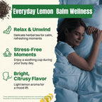 calming lemon balm tea for relaxation