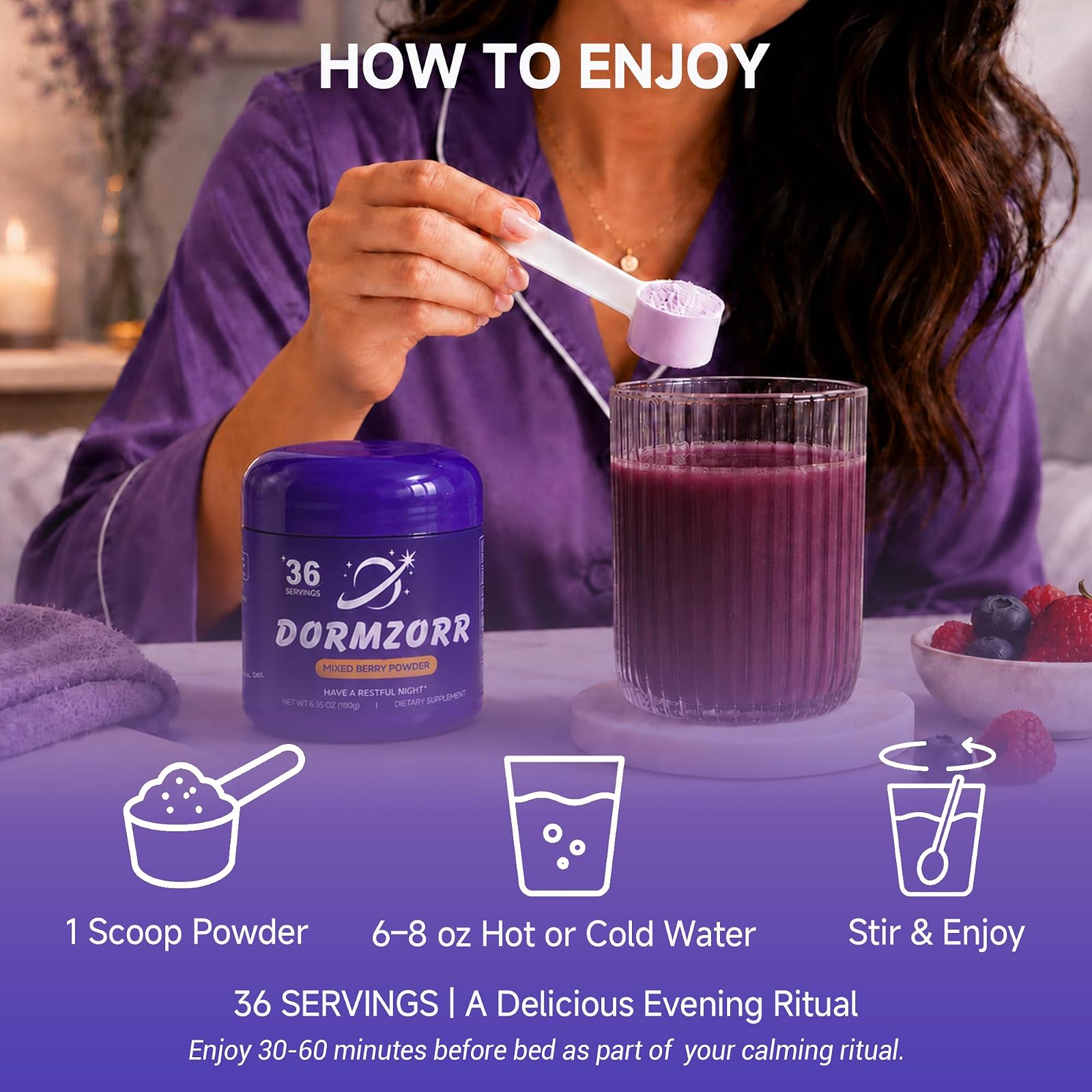 calming magnesium drink for restful nights