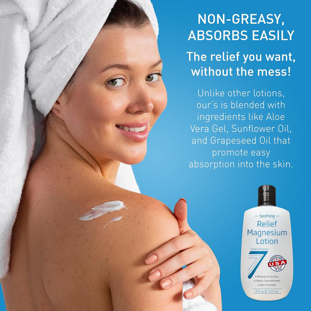 calming magnesium lotion for everyday use