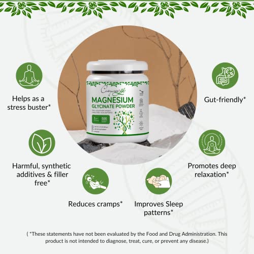 Calming magnesium powder for nighttime use