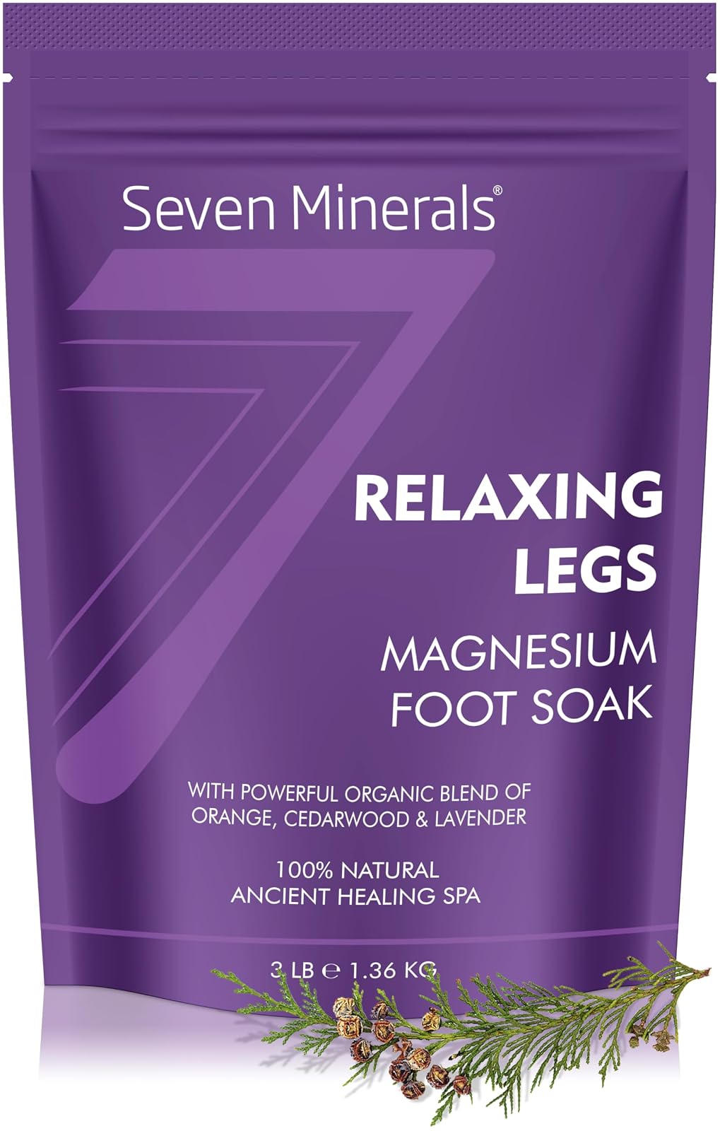 calming mineral soak for feet
