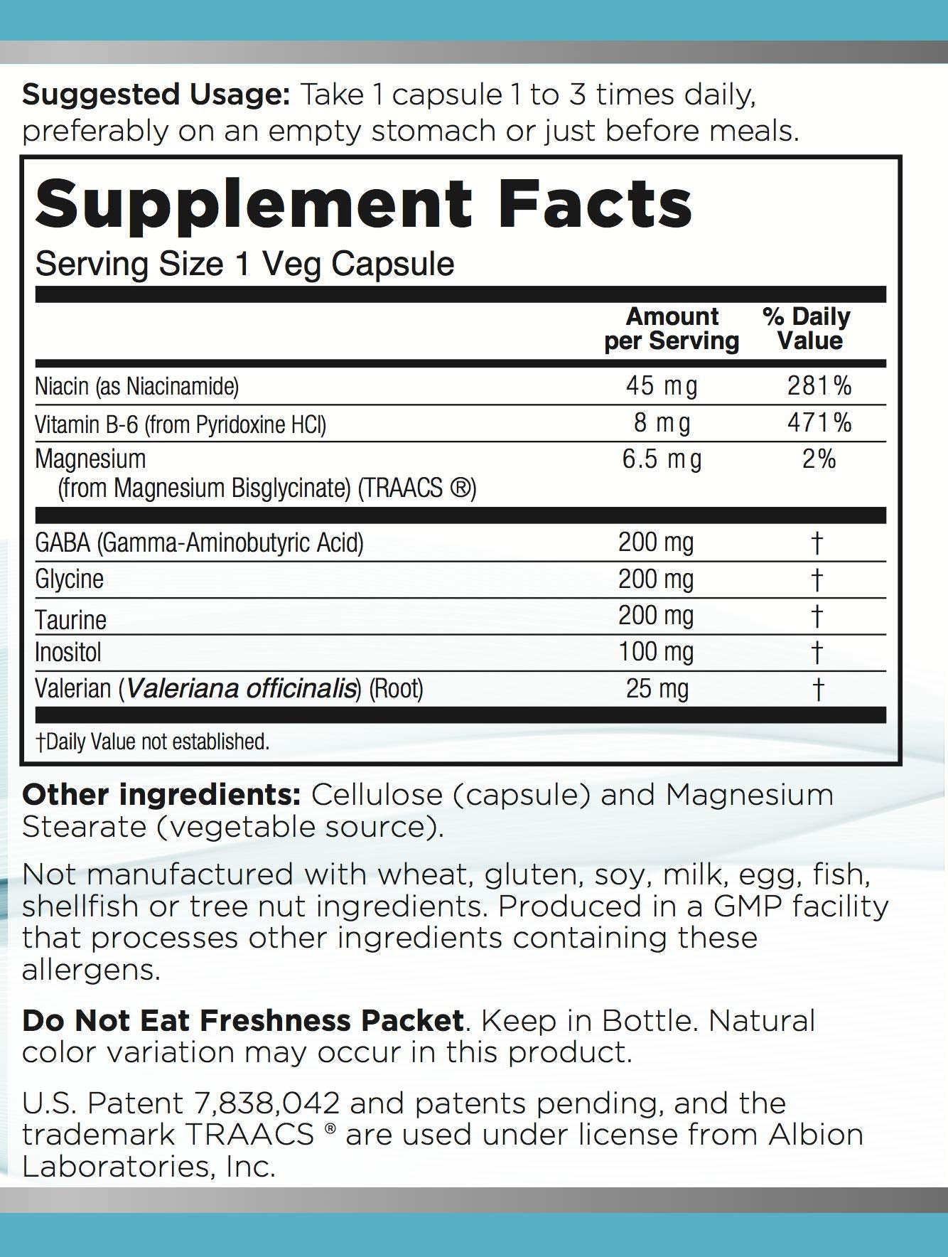 Calming support with valerian extract