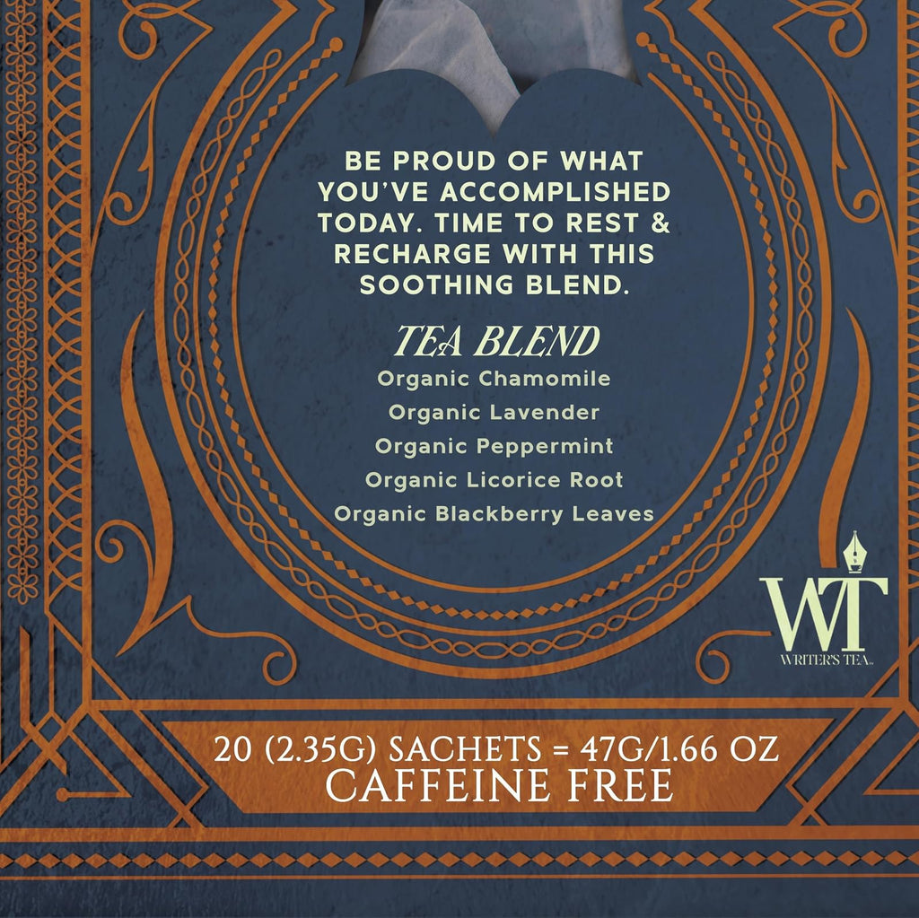 calming tea for writers