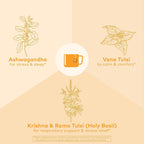 Calming Tulsi tea for soothing moments