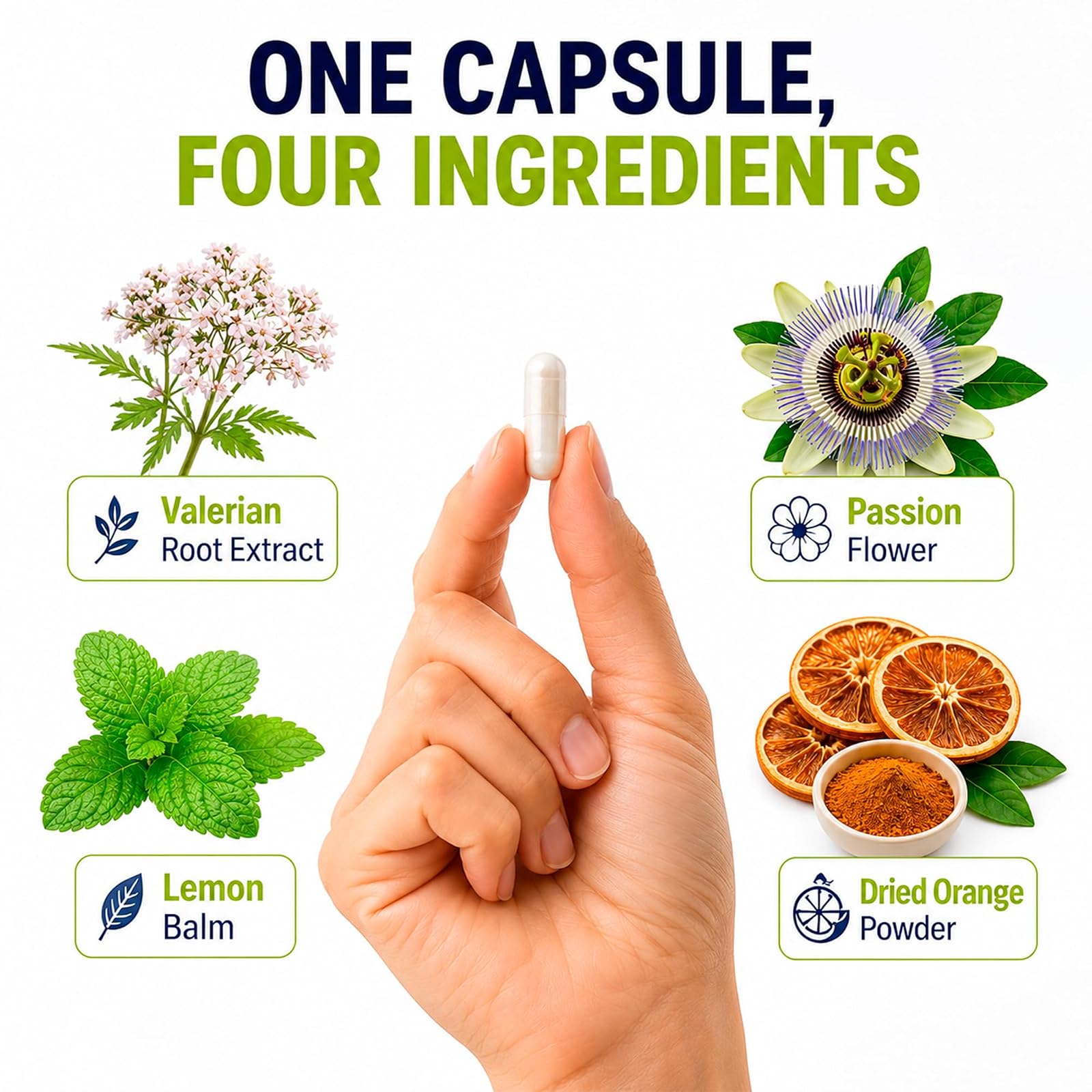 calming valerian capsules for stress