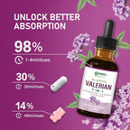 calming valerian drops for bedtime