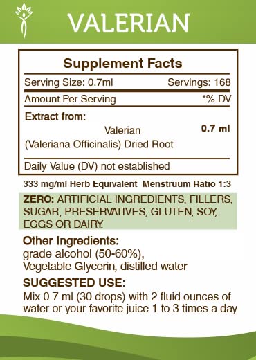 calming valerian drops for better sleep