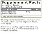 calming valerian root herbal remedy