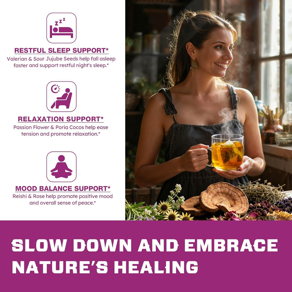 calming Valerian Root herbal tea