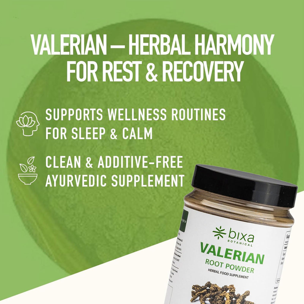 calming valerian root powder for relaxation