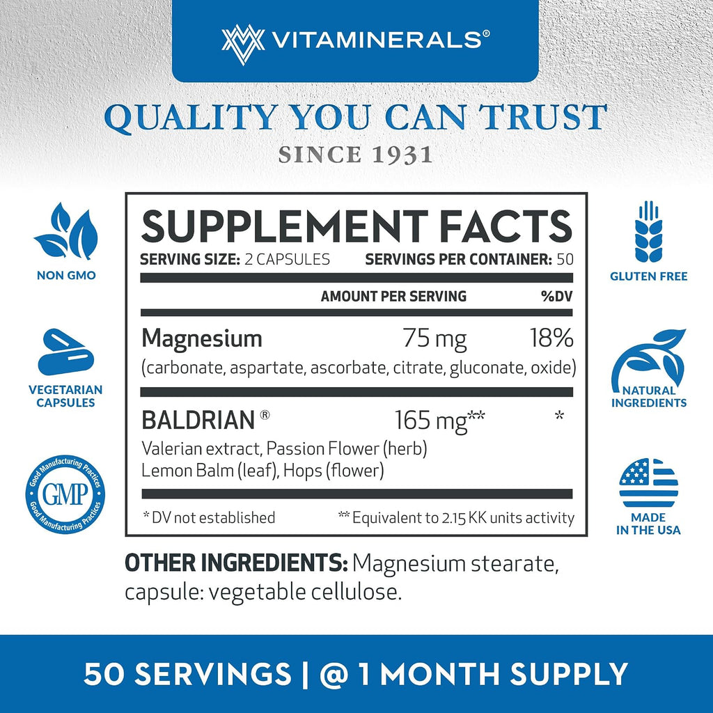 calming valerian supplements for relaxation