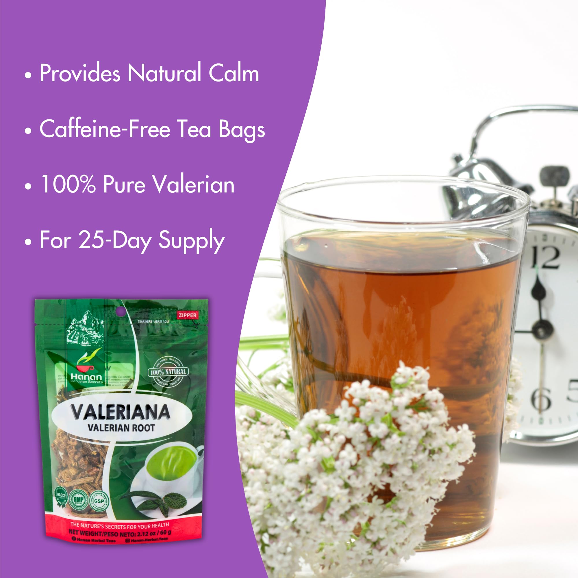 calming valerian tea for stress relief