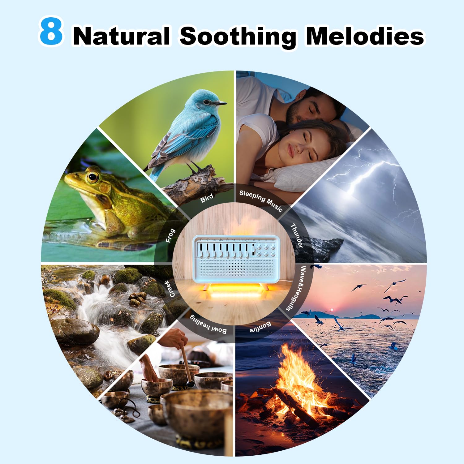 Calming white noise for better sleep