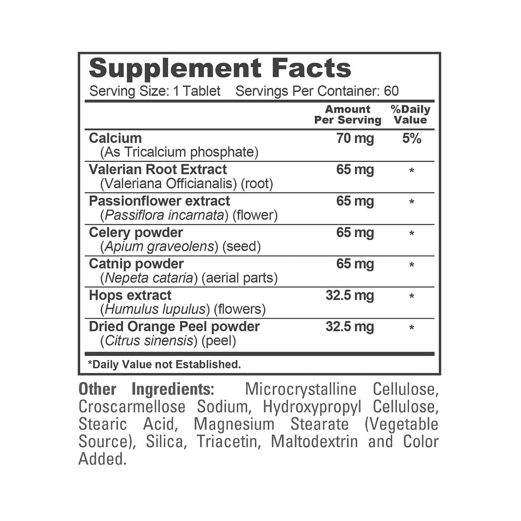 Calmme Blend natural sleep aid tablets