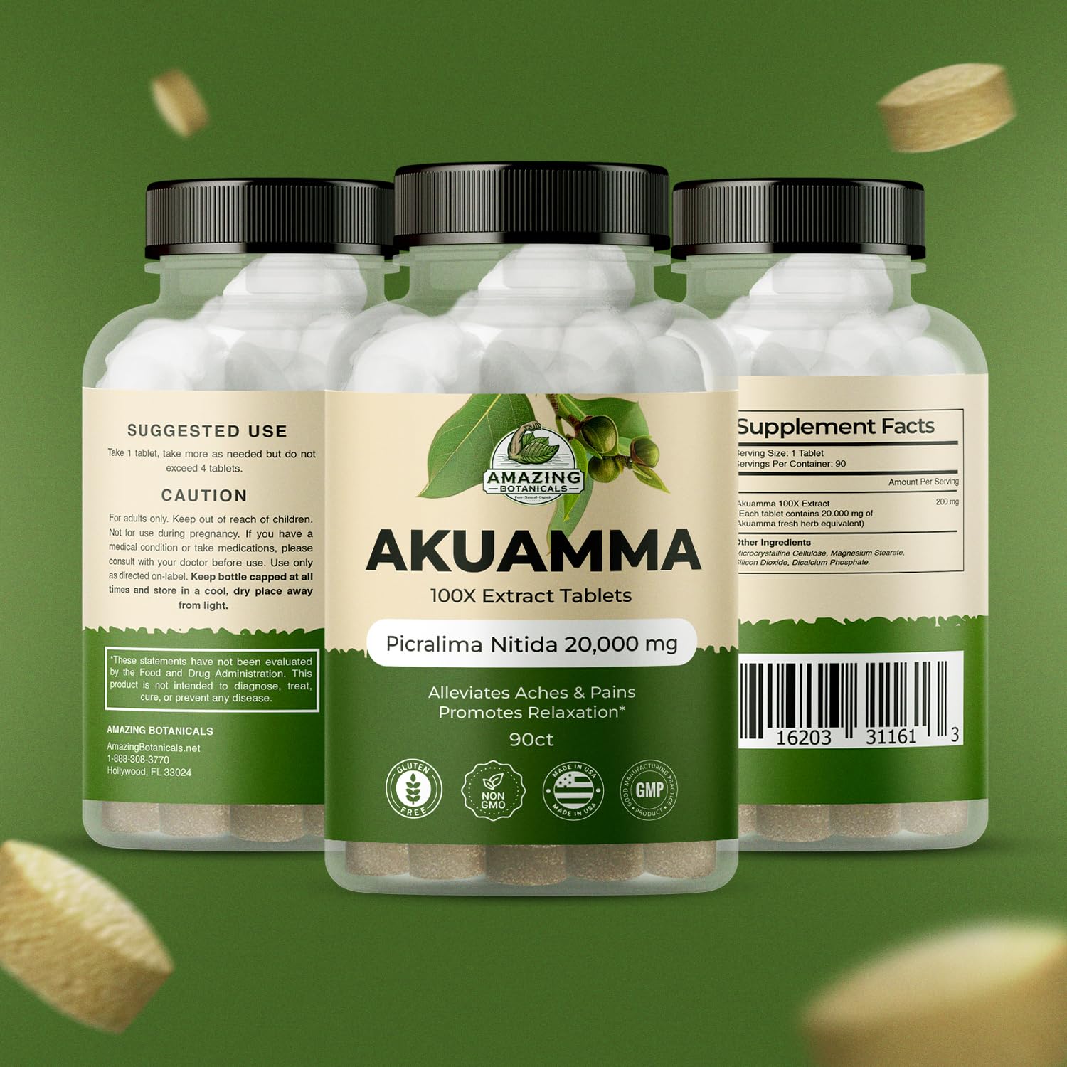 Calmness support from Akuamma extract