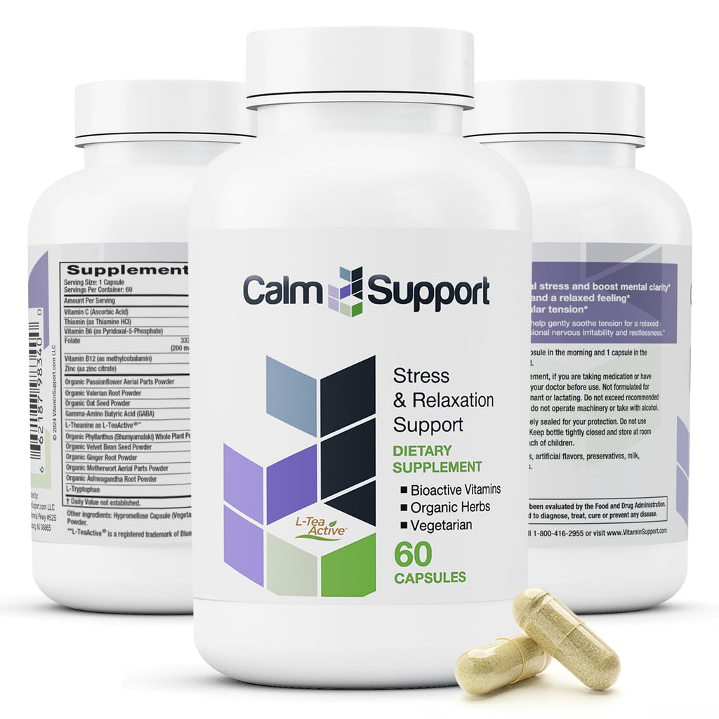 CalmSupport multivitamins for stress relief
