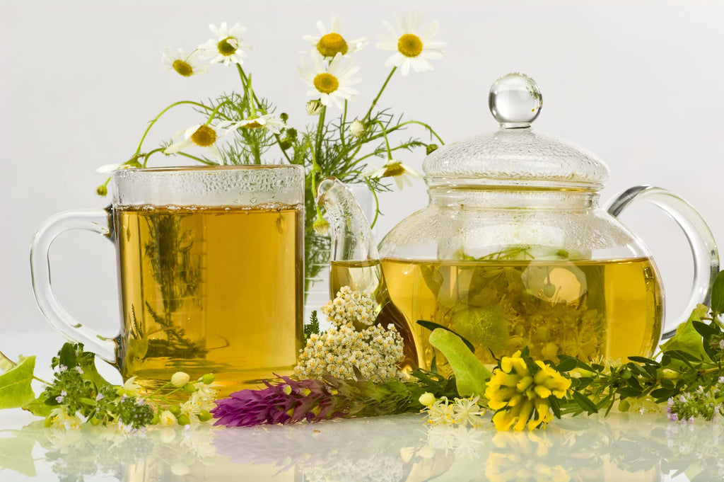 calorie-free chamomile herbal tea