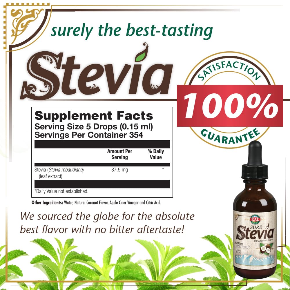calorie-free liquid stevia extract