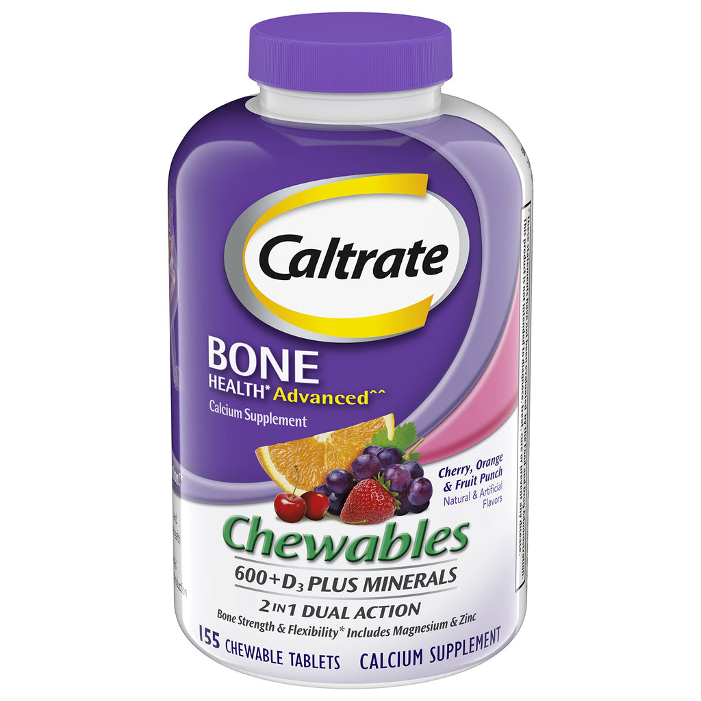 Caltrate calcium chewable tablets