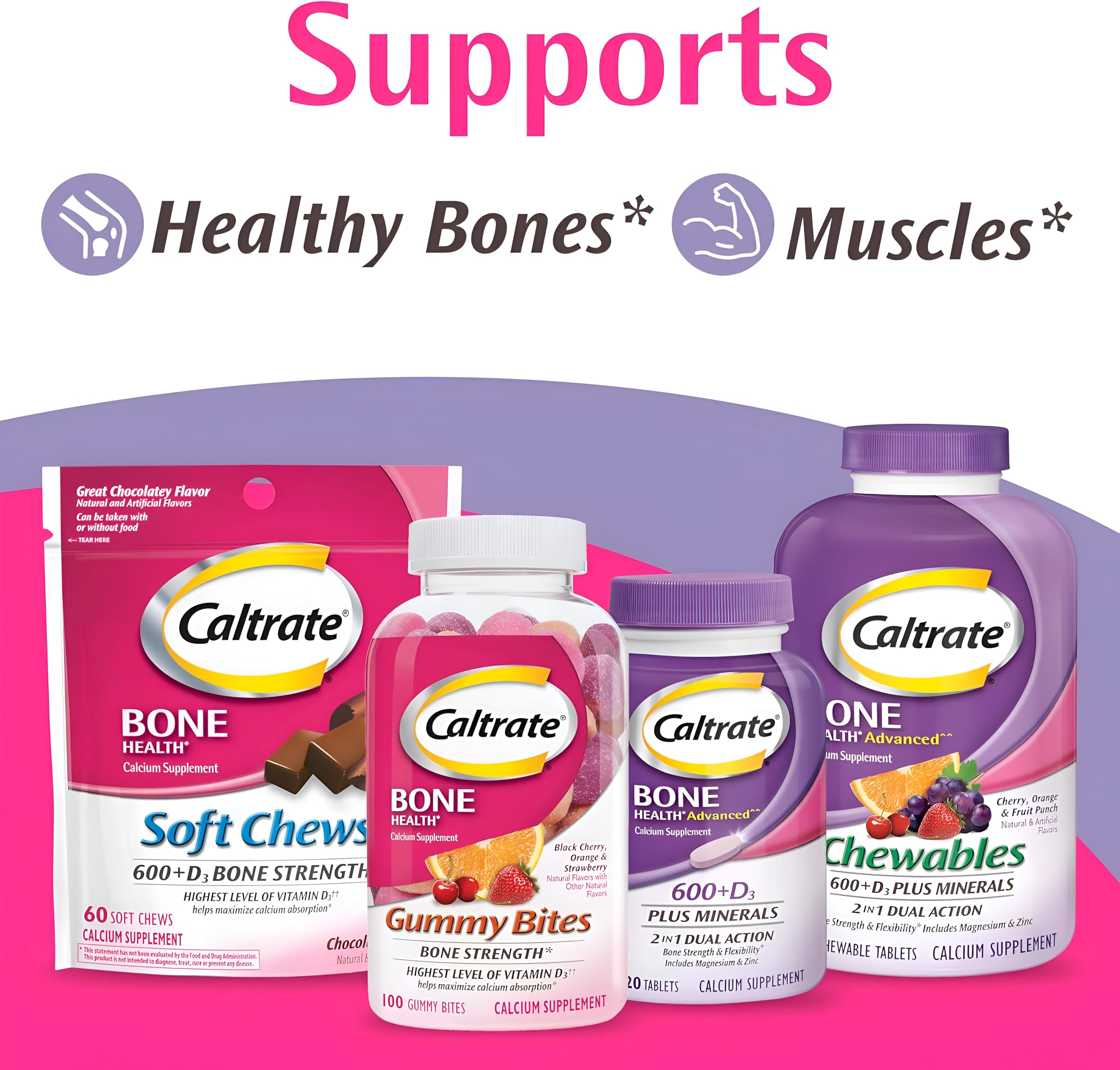Caltrate calcium for better bone strength