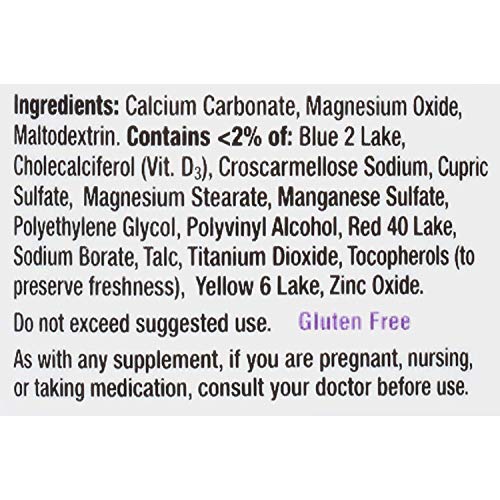 Caltrate calcium for healthy muscle function