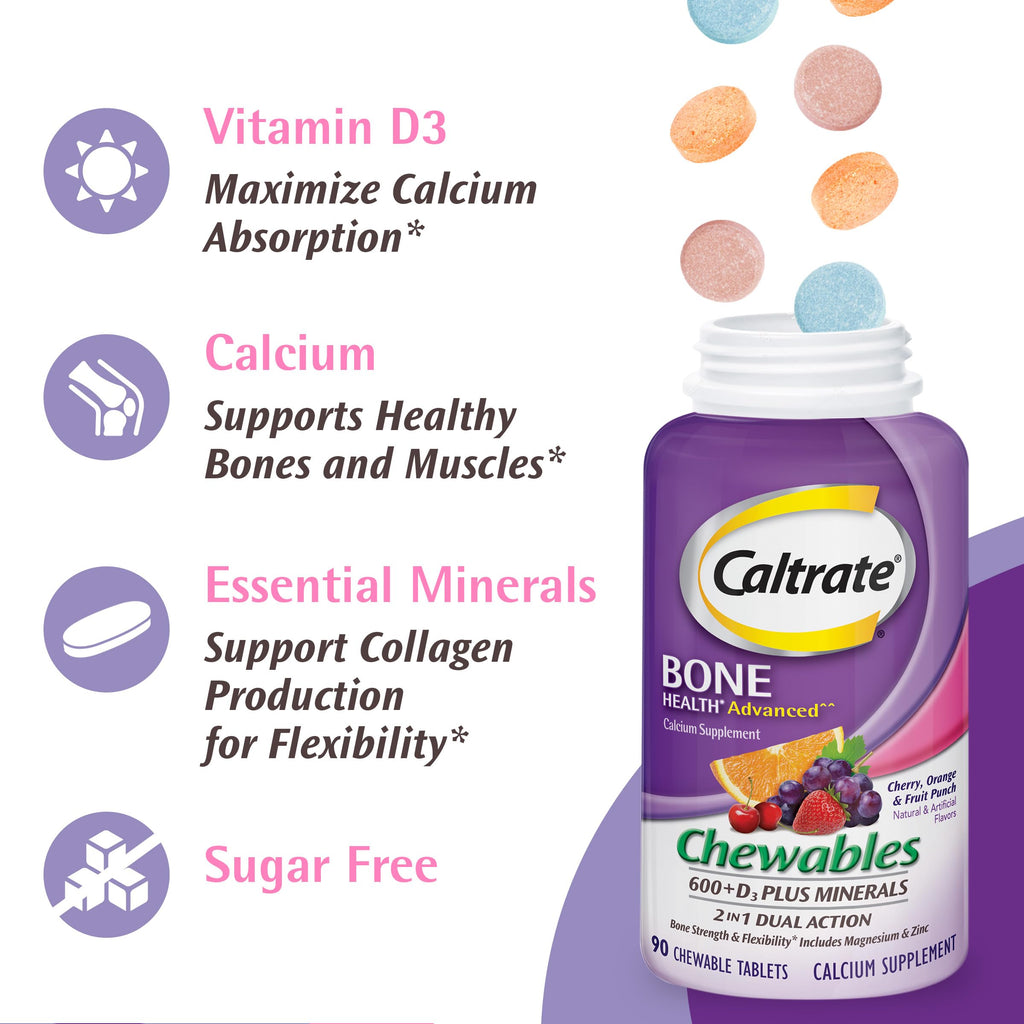 Caltrate chewables for daily health