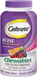 Caltrate vitamin D chewable tablets