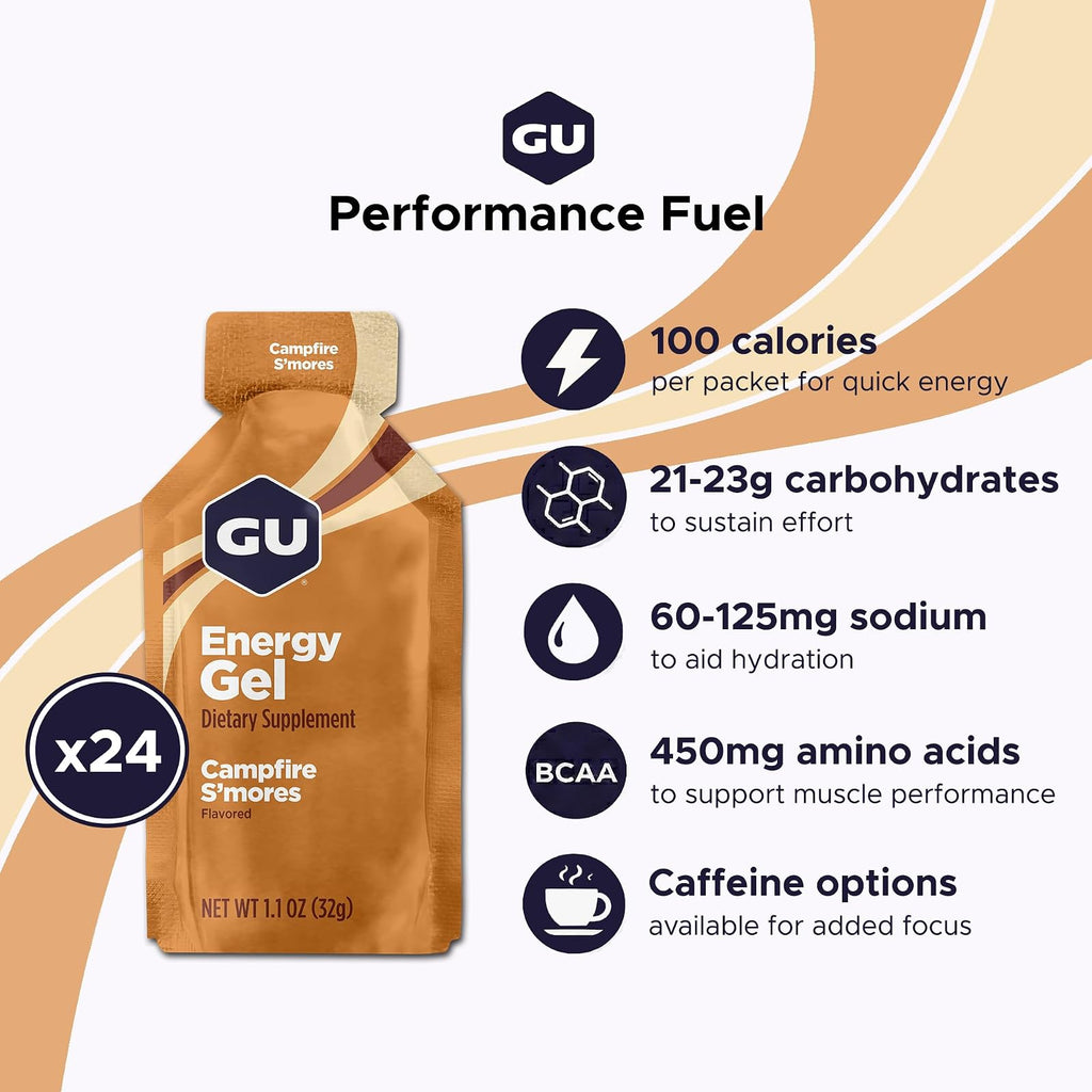 Campfire Smores energy gel pack