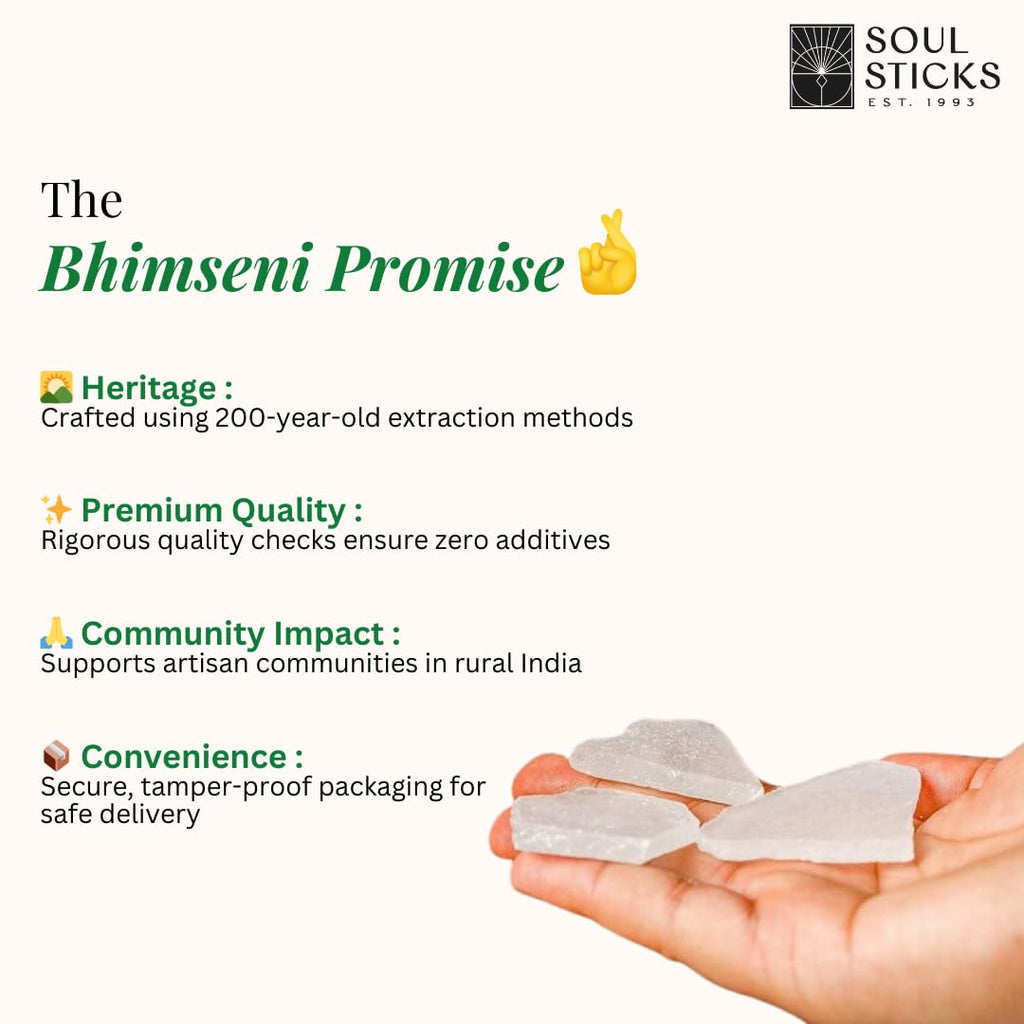 camphor tablets for calming environment