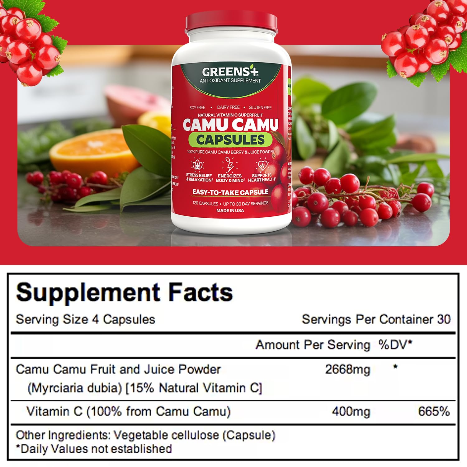 Camu Berry benefits for skin health