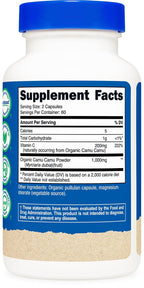Camu Camu capsules for daily wellness