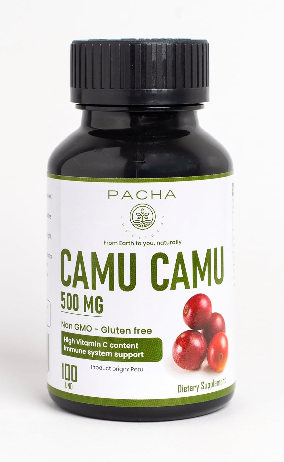 Camu Camu vitamin C capsules