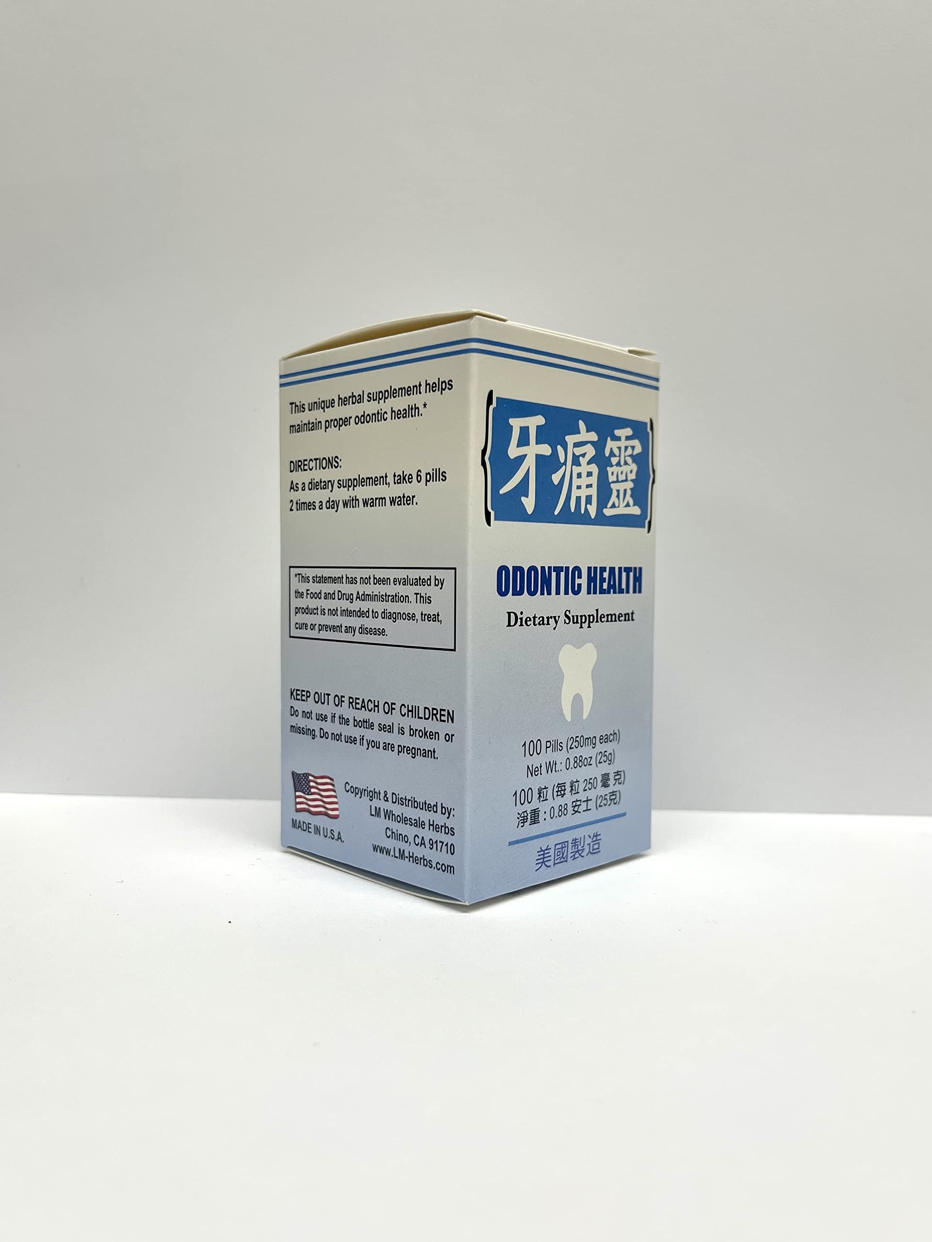 Canadian made toothache support