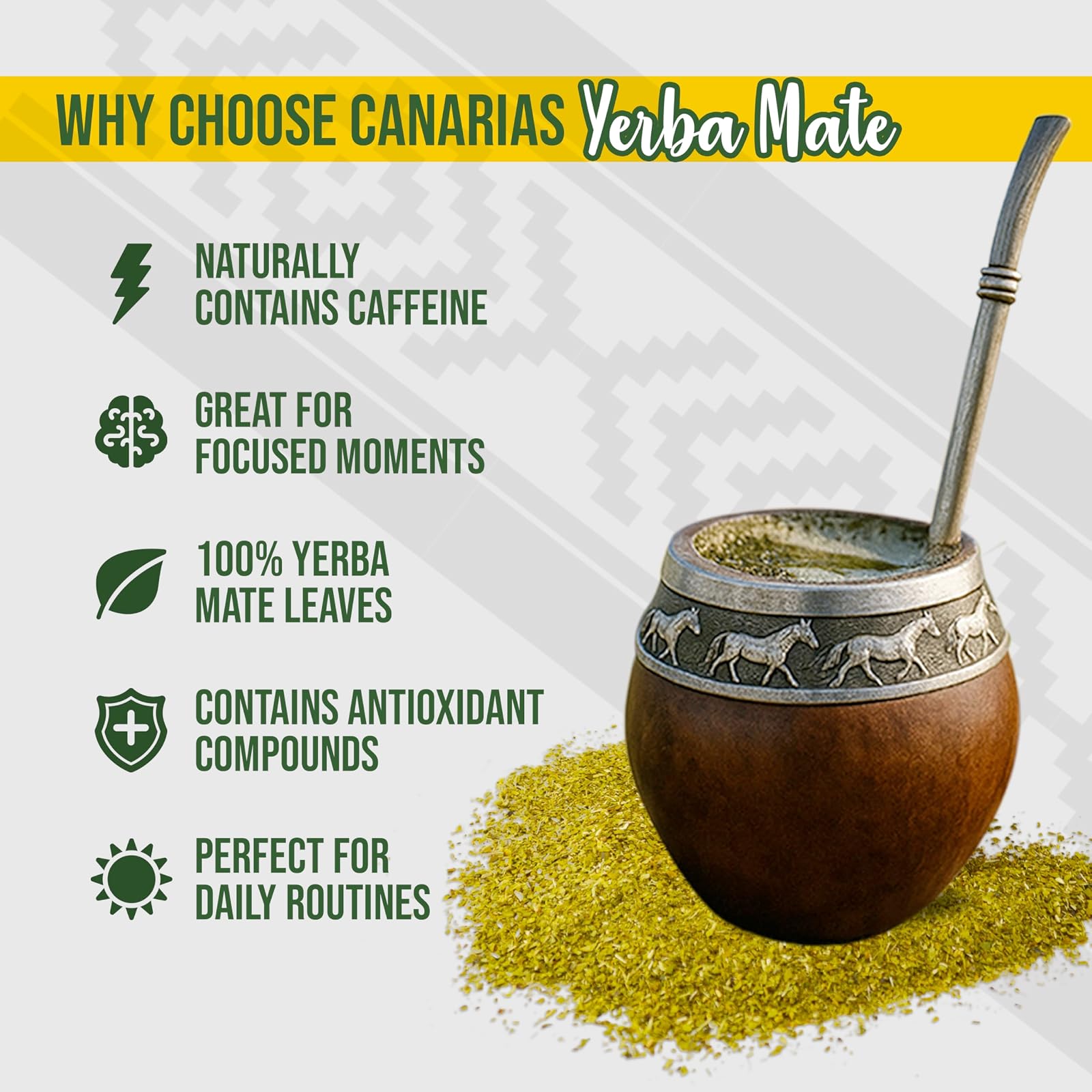 Canarias yerba mate loose leaf