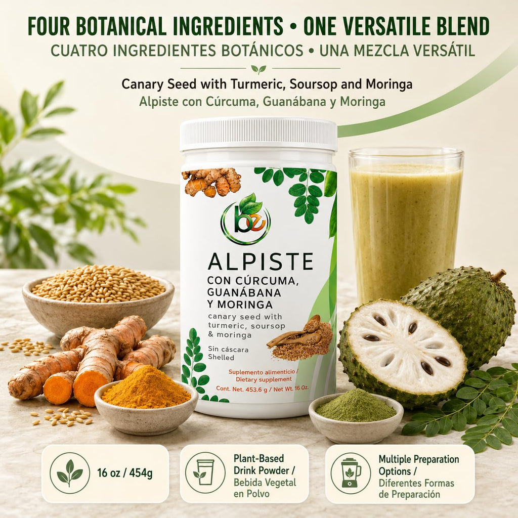 canary seed milk with turmeric