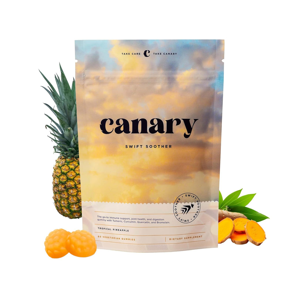 Canary turmeric curcumin gummies for wellness