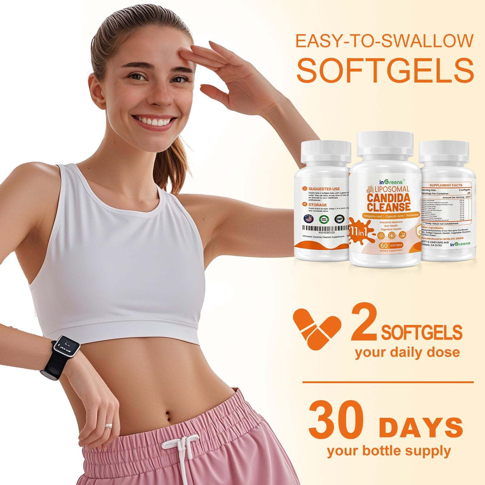 candida cleanse detox tea with probiotics