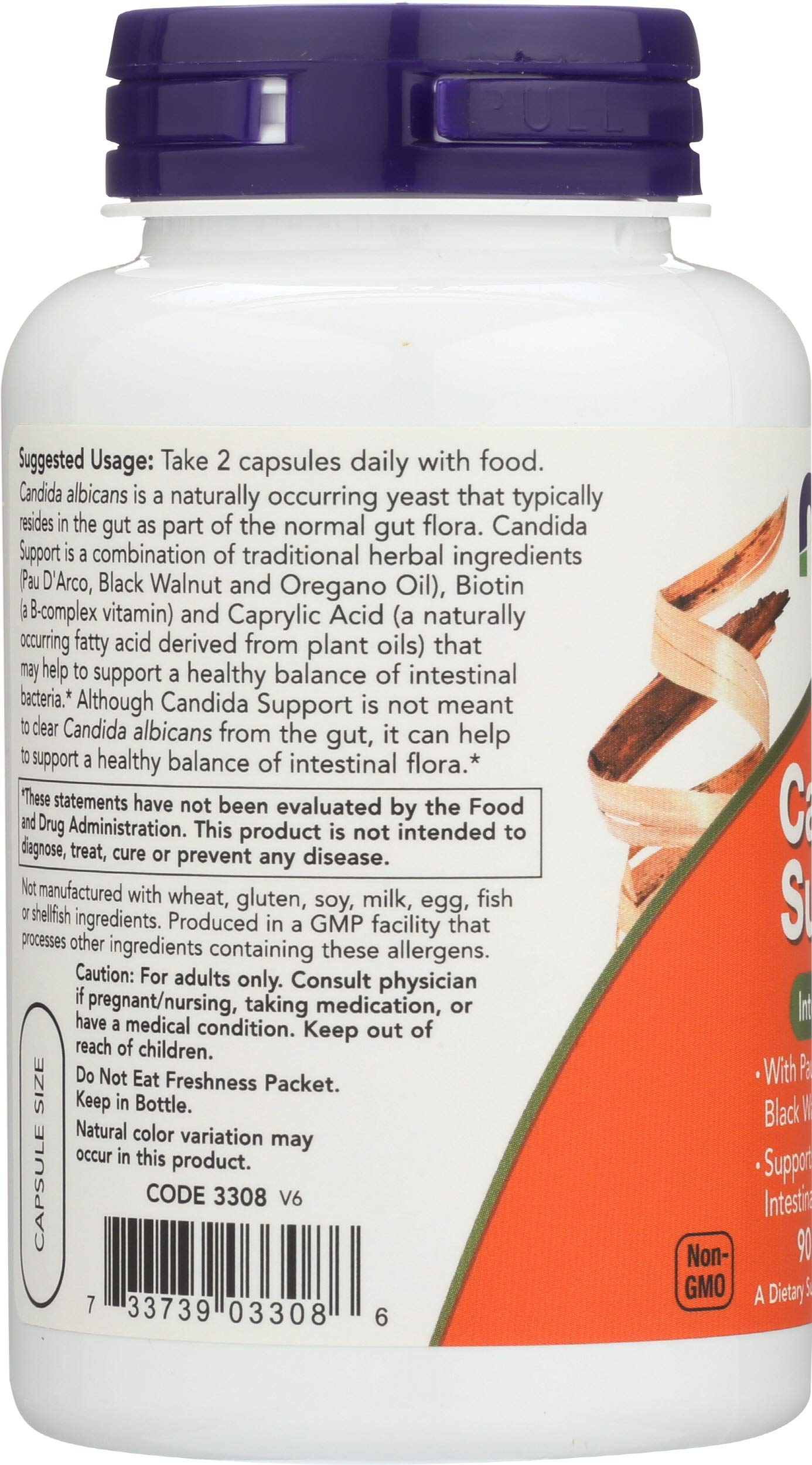 Candida support for digestive comfort