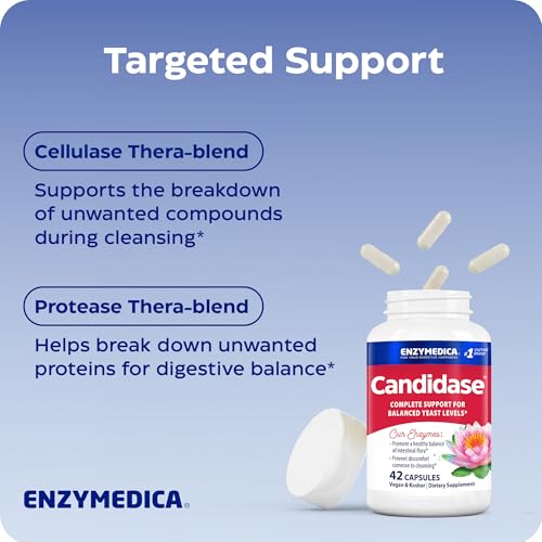 Candidase for balanced gut flora