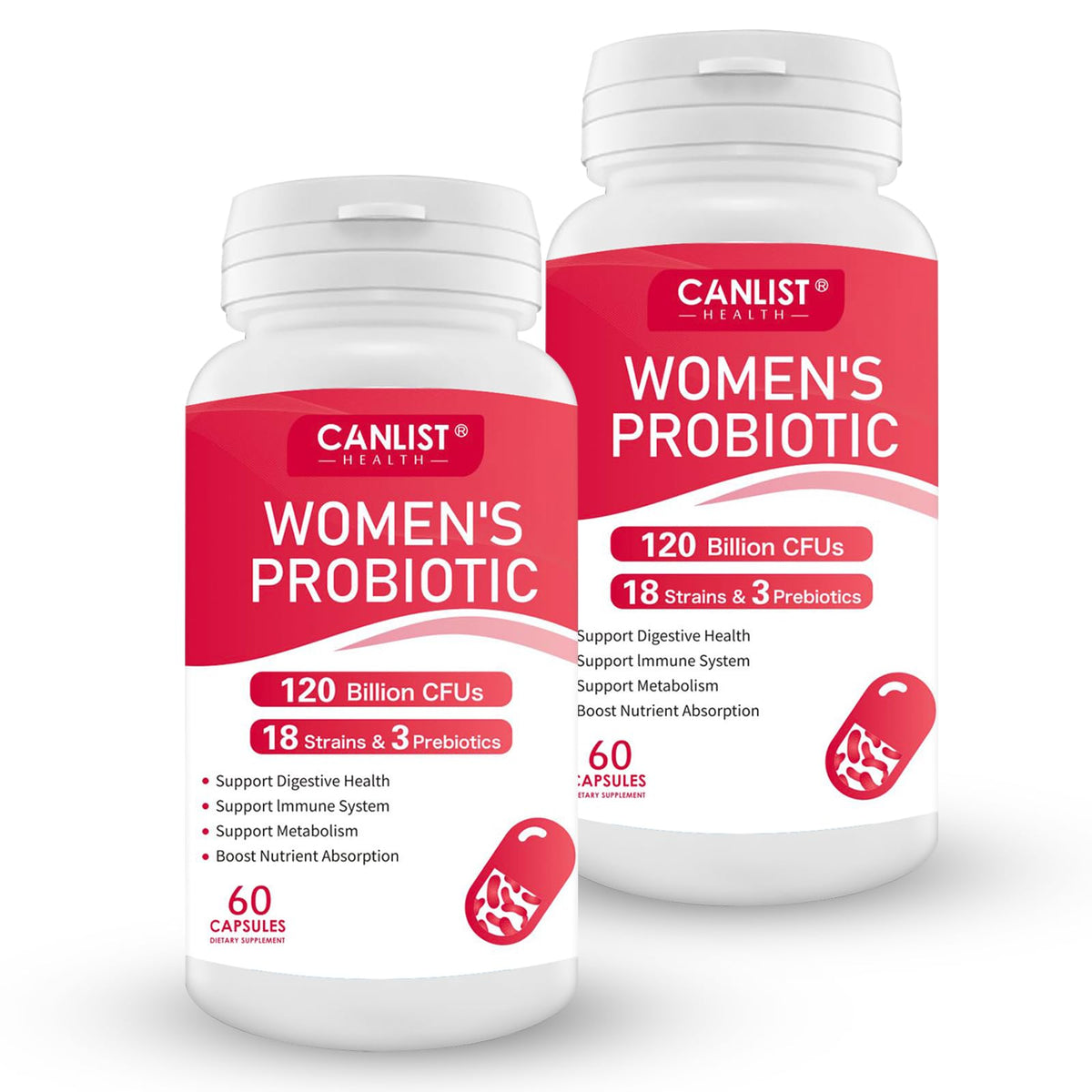 CANLIST women's probiotics for gut health