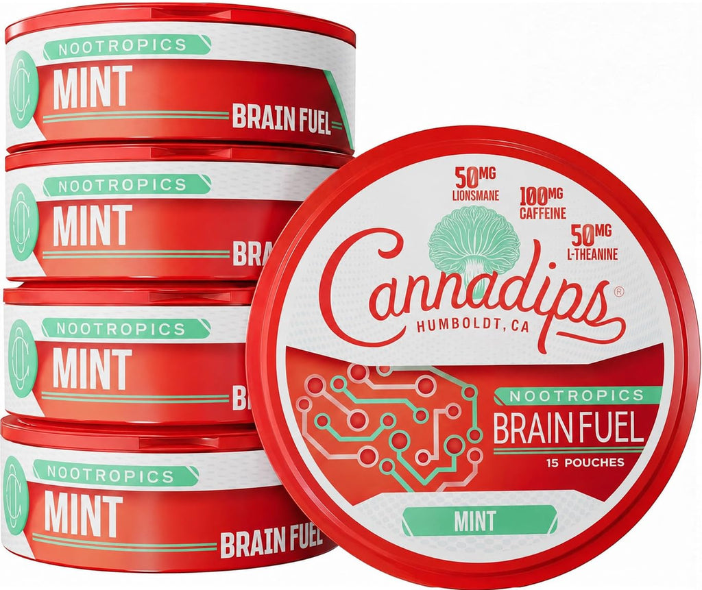 Cannadips Mint Energy pouches