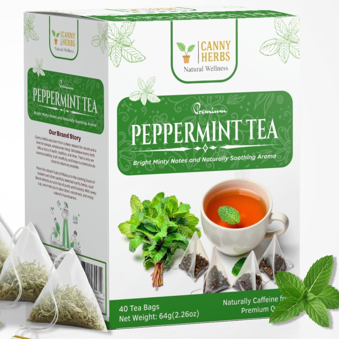 Canny Herbs peppermint tea bags