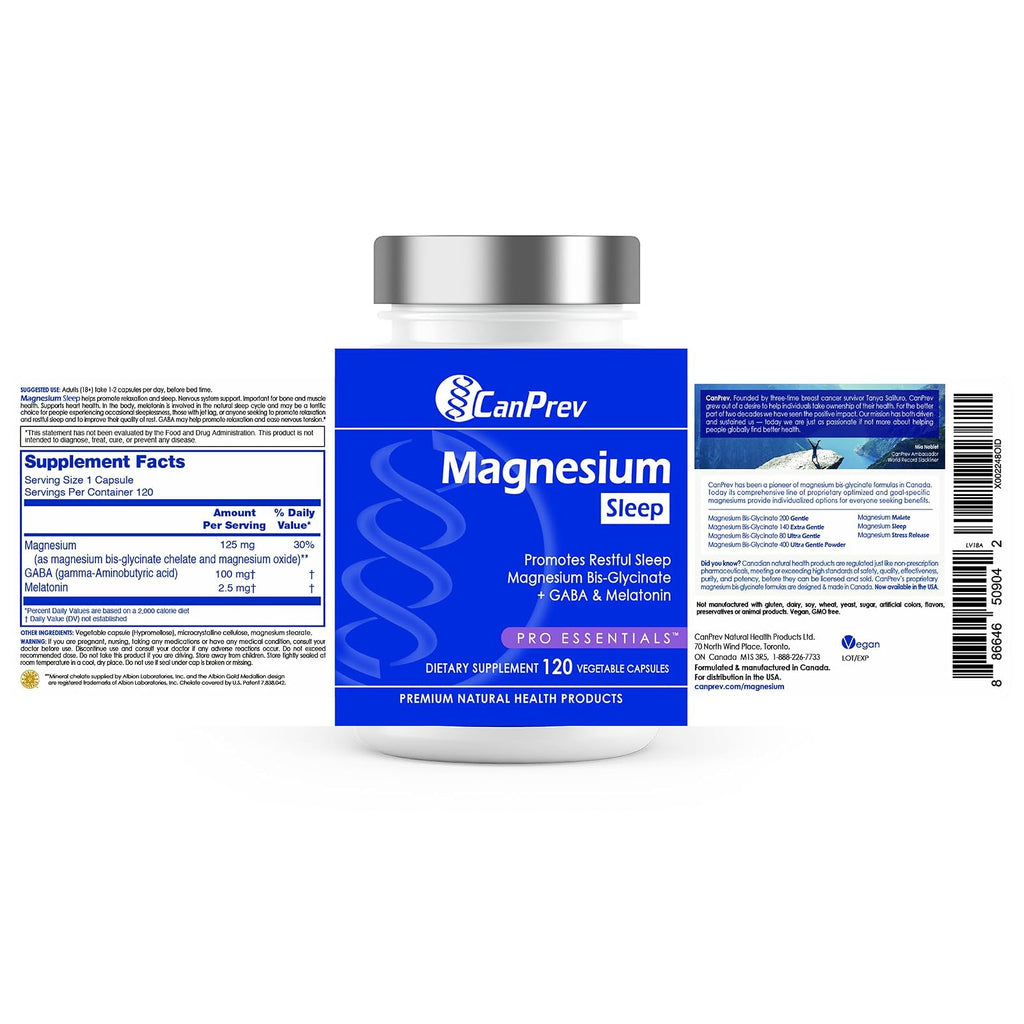 CanPrev melatonin and magnesium formula
