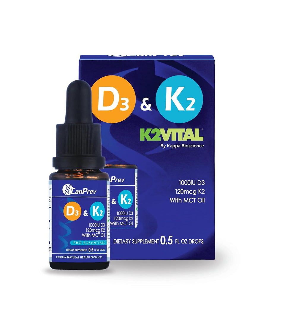 CanPrev vitamin D3 K2 liquid drops