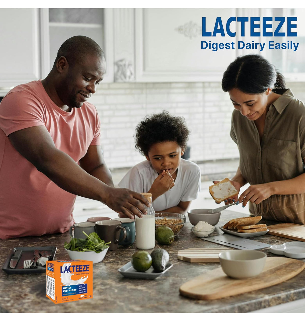 Caplets for easy digestion and gut health