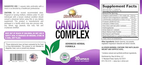 Caprylic acid and oregano synergy